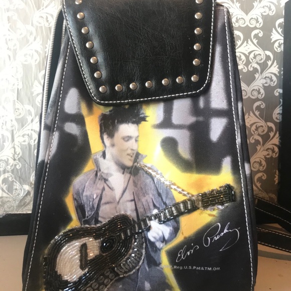 Ashley M | Bags | Copy Ashley M Collectors Elvis Presley Mini Backpack ...